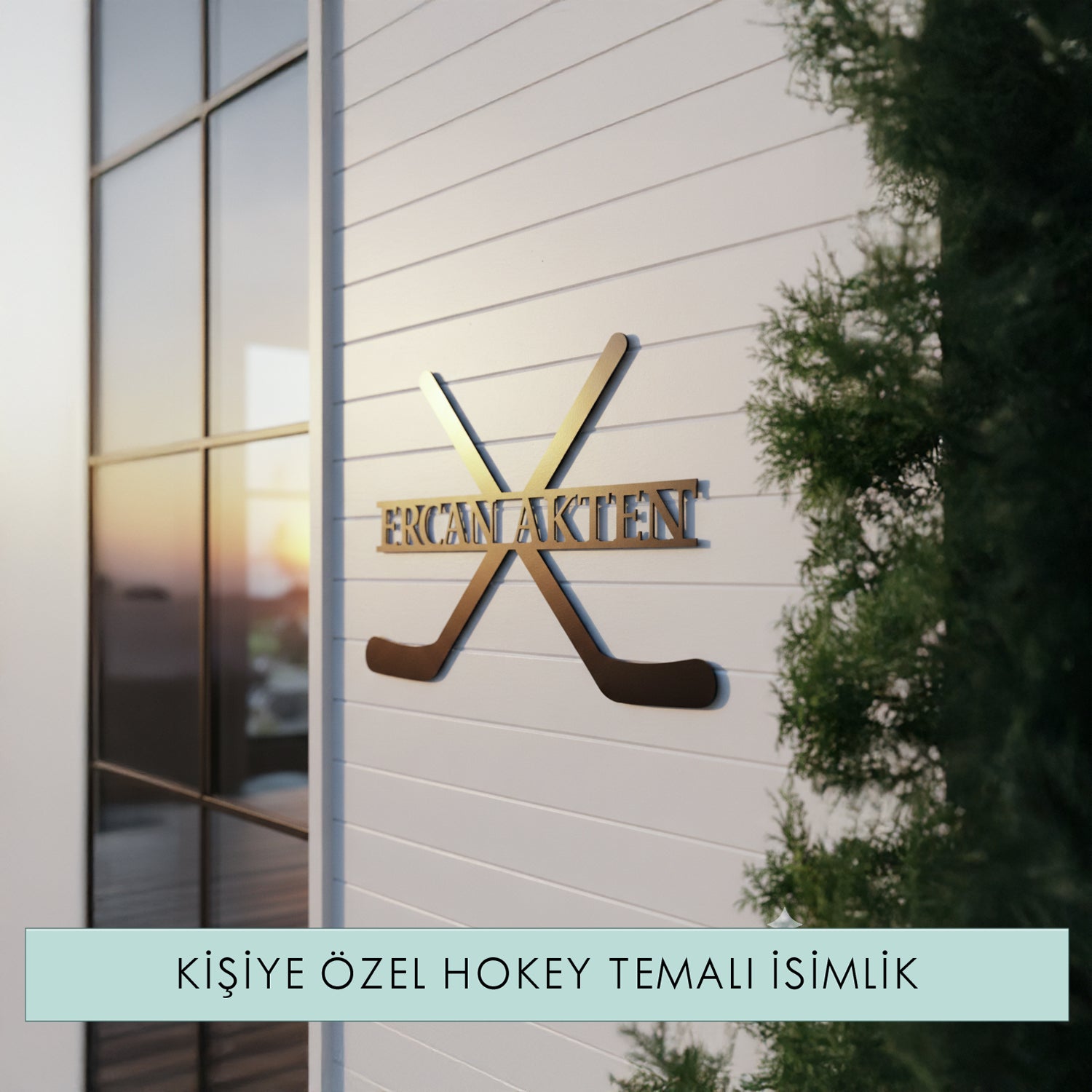 Kişiye Özel Hokey Temalı Metal İsimlik – morimora.com